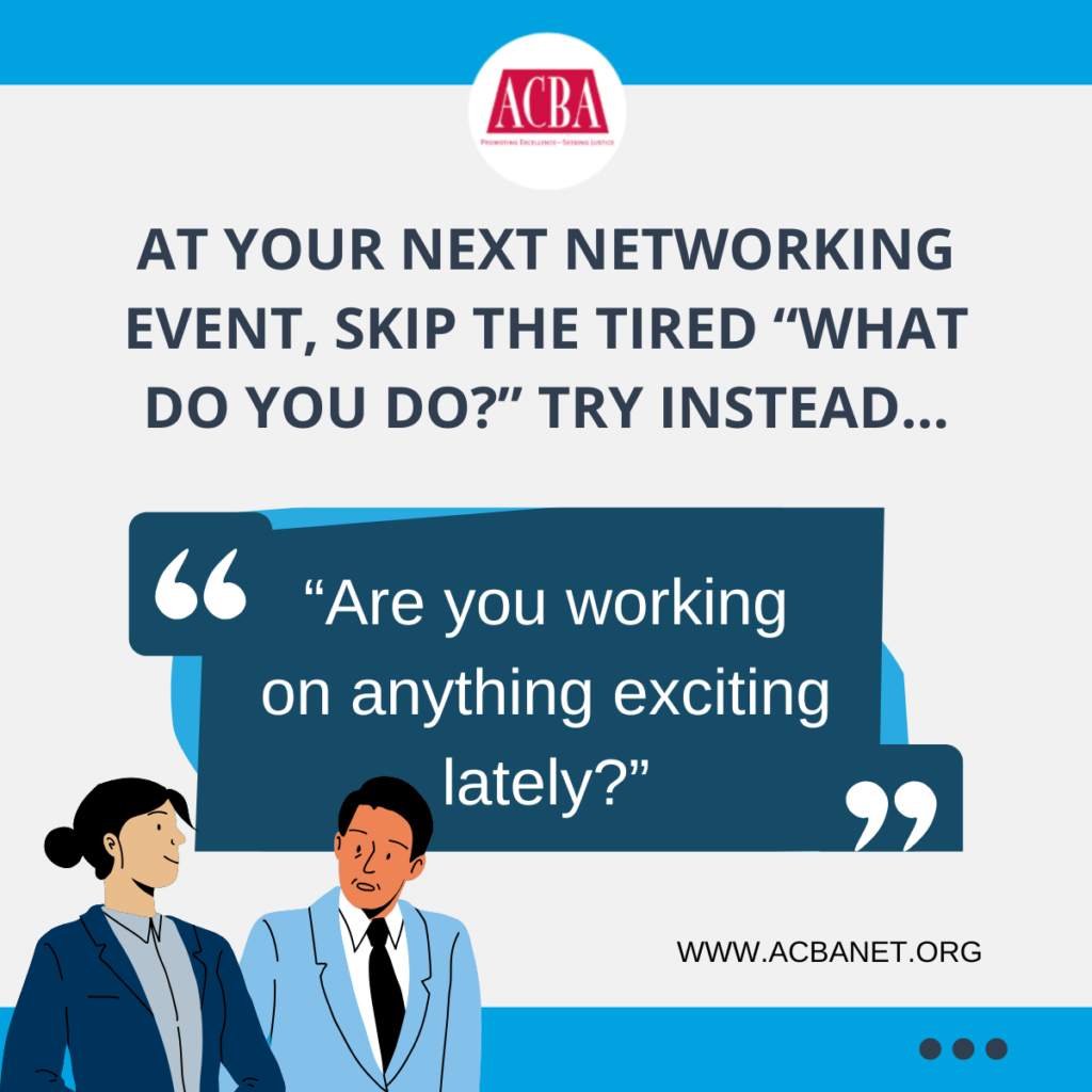 Networking Tips for Building Meaningful Connections » Alameda County ...
